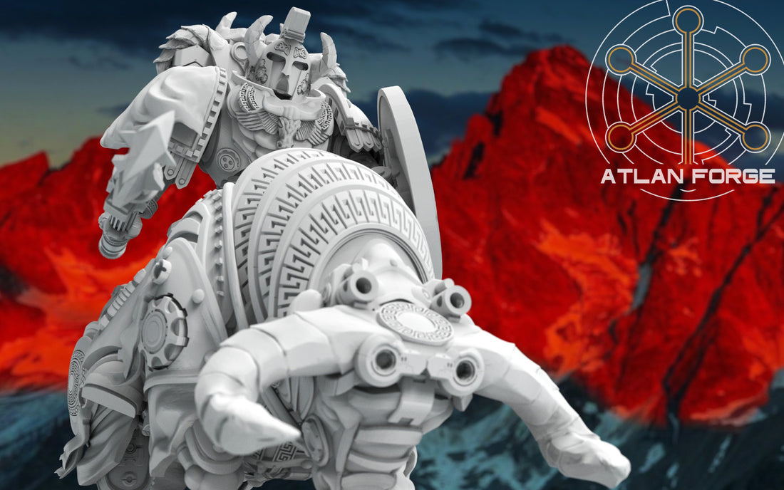 Minoan Bull Riders, Atlan Forge – CMCstudio3d